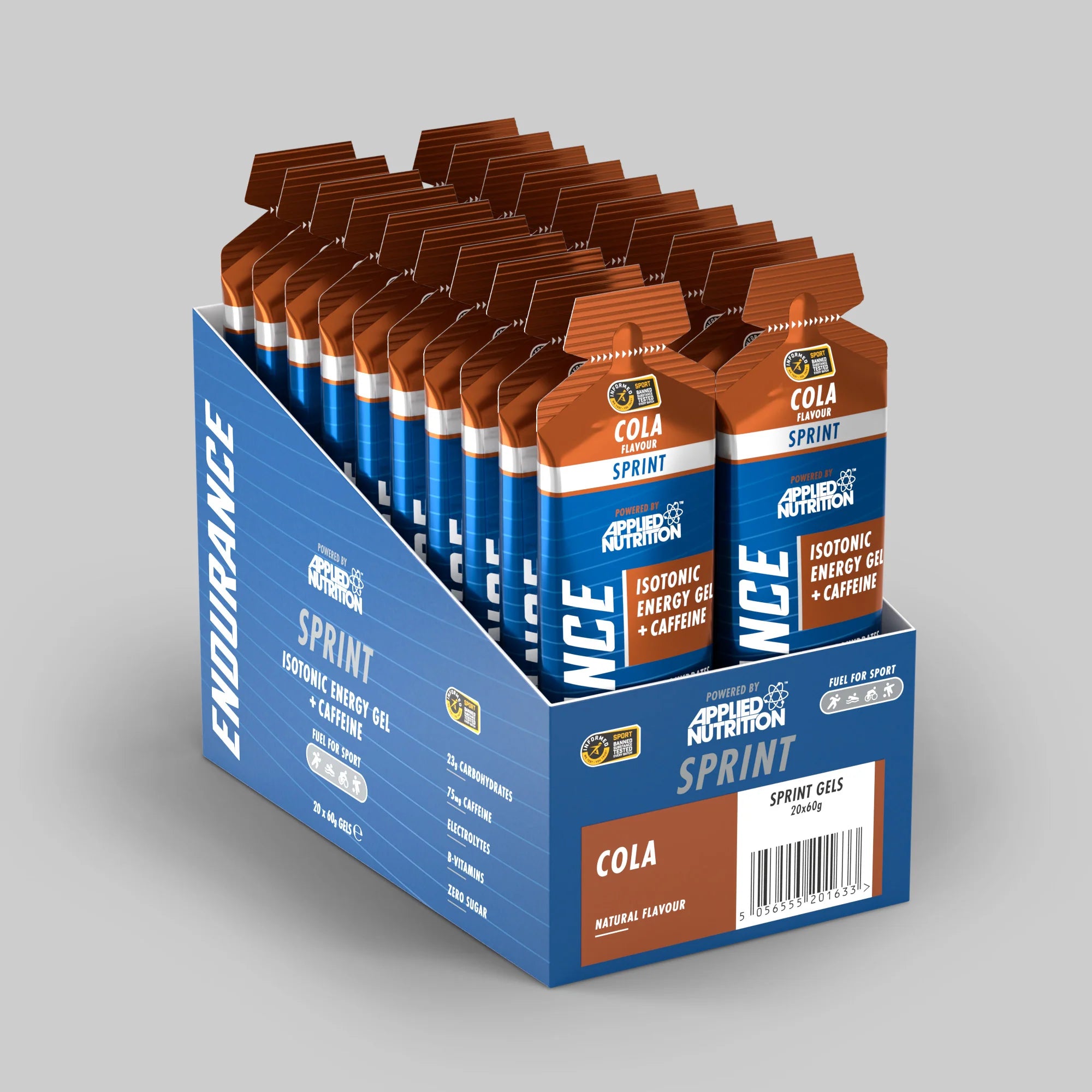 Applied Nutrition Sprint Energy Gel - With Caffeine – 5Tsports